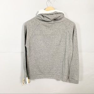 True Craft | Tops | True Craft Sherpa Lined Cowl Sweatshirt | Poshmark